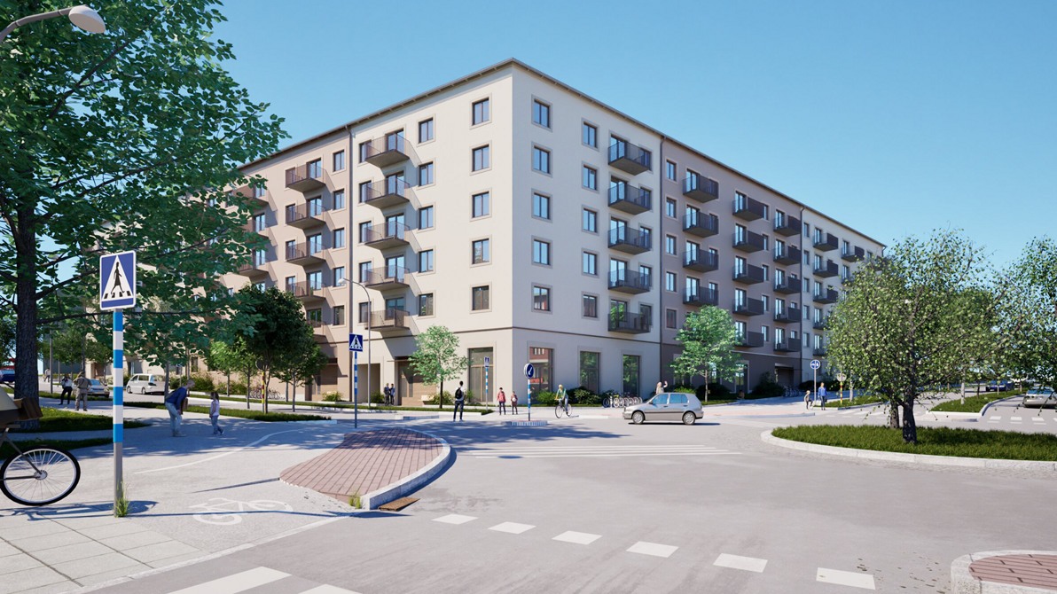 Granne med Farsta centrum
