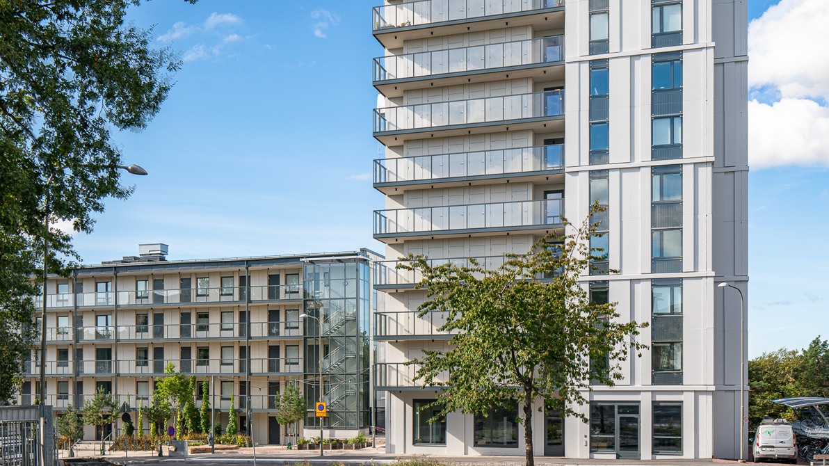Ungdomsbostäder med utsikt över Drevviken